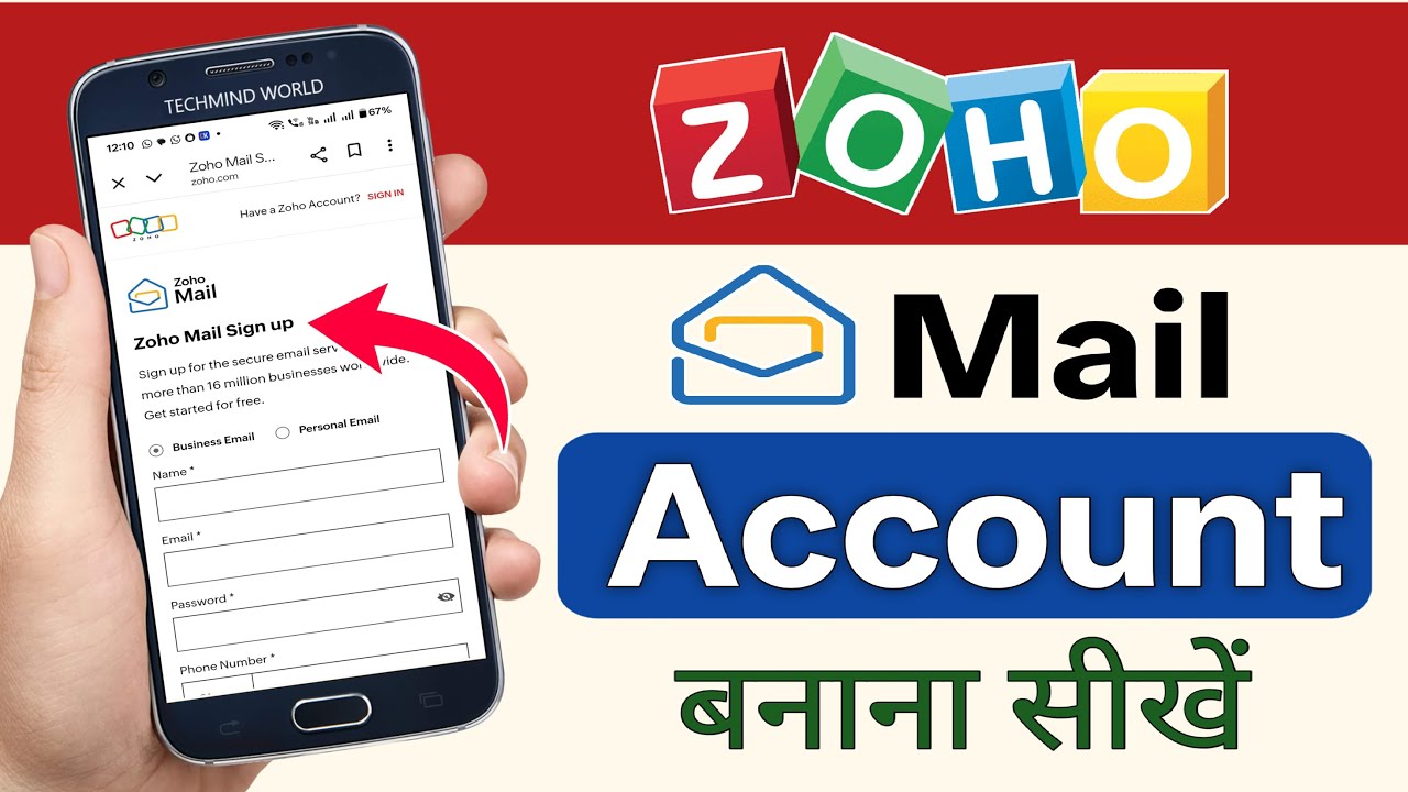 Zoho Mail par Account kaise banaye | How to Create Zoho Mail ID | Zoho ...