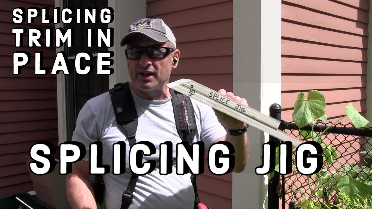 Splicing Trim in Place - Make A Splicing Jig - YouTube