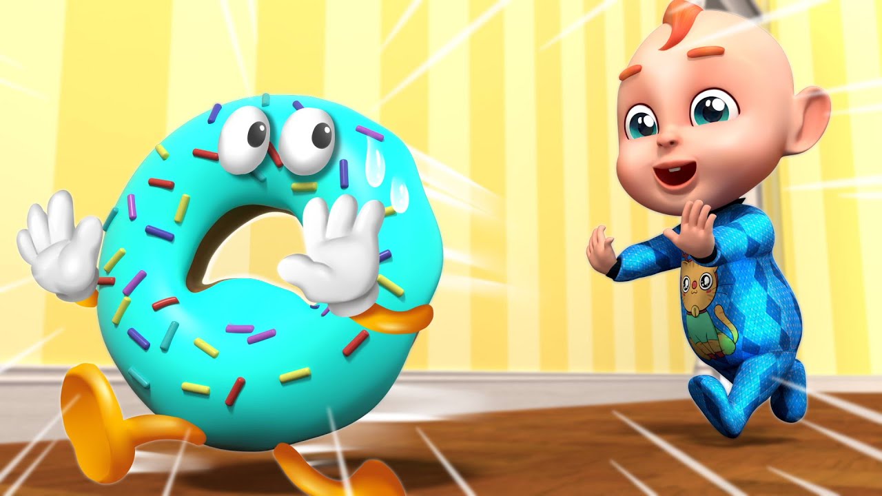 Learn Colors with Donuts | ABC Song, Numbers Song, Colors Song | Rosoo ...