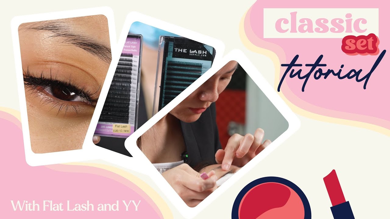 The Secret to a Stunning Classic Lash Set with Flat and YY Lashes - YouTube