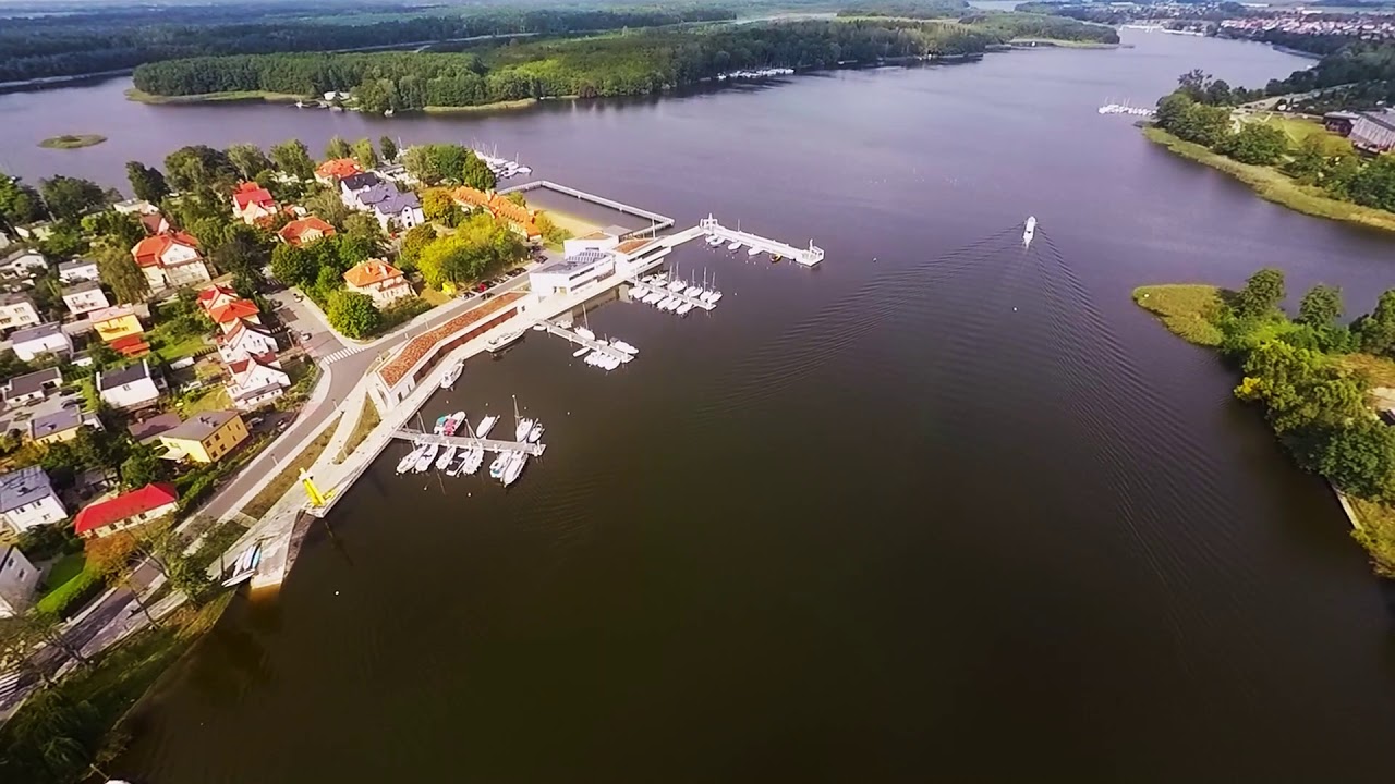 Jezioro Jeziorak z drona - YouTube
