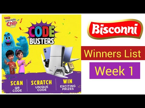 Bisconni Codes Busters Winners List Week 1 || Cocomo Codes Busters || Chocolate Chip Codes ...