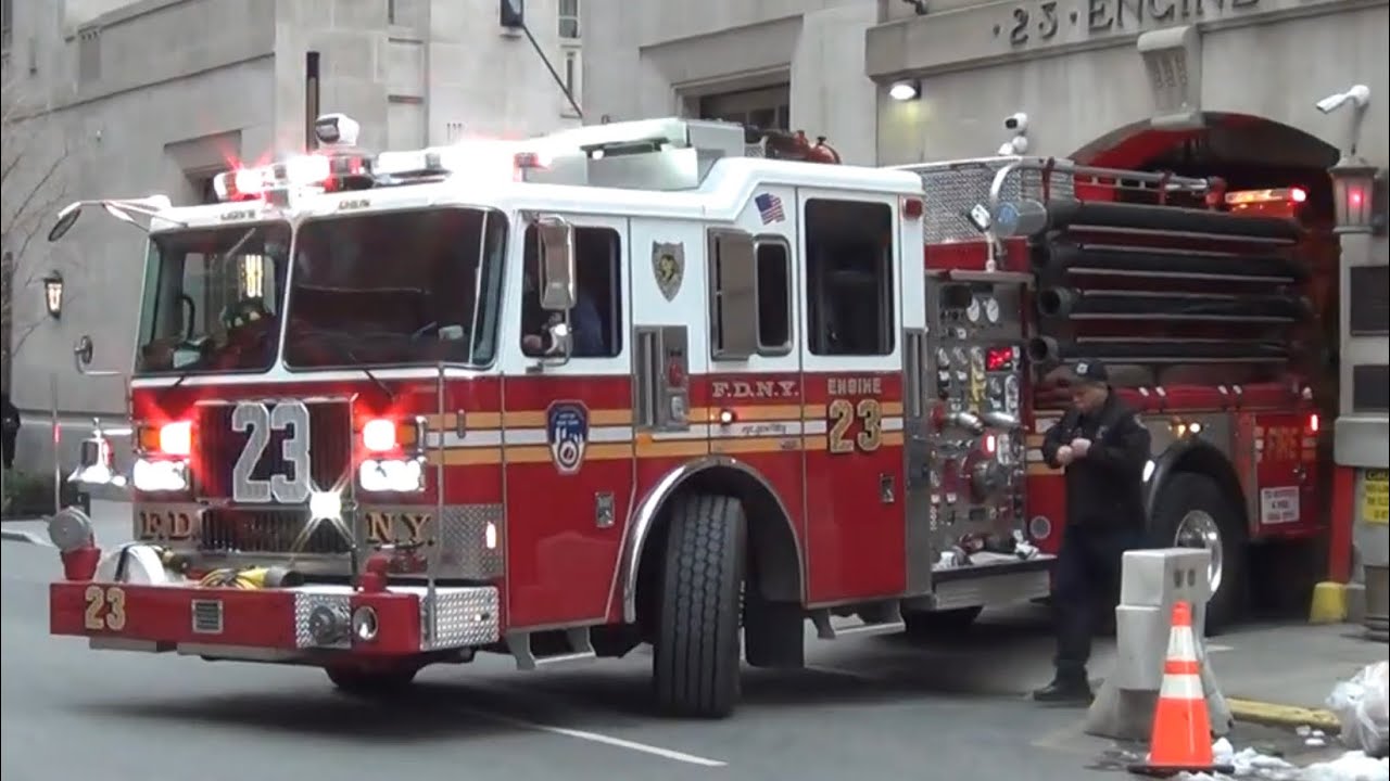 [New Engine] FDNY *NEW* Engine 23 Responding - YouTube