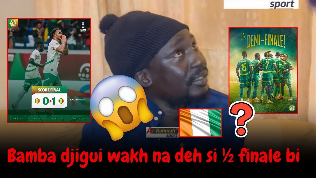 🚨Urgent Bamba Djigui wakh na si 1/2 finale bi Côte d’Ivoire 🇨🇮 lani ame ...