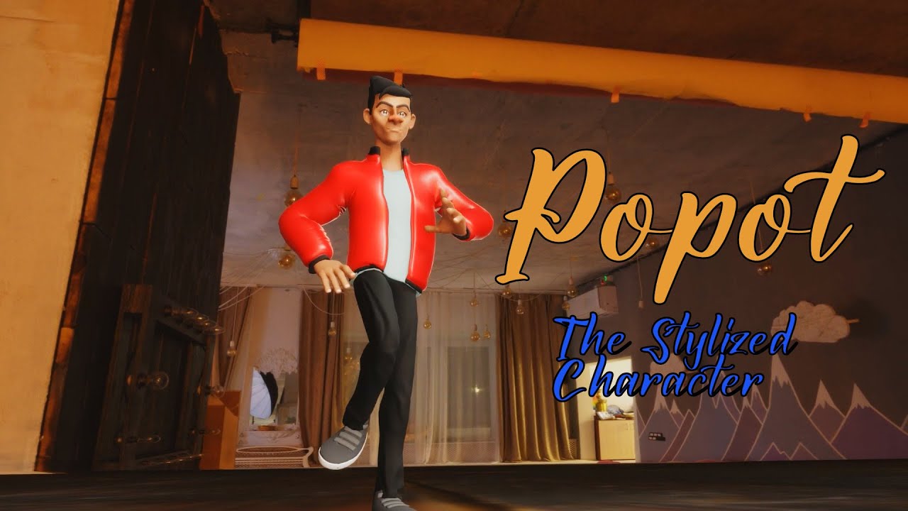 Popot-The Stylized Character: iClone-Blender-Davinci Resolve - YouTube