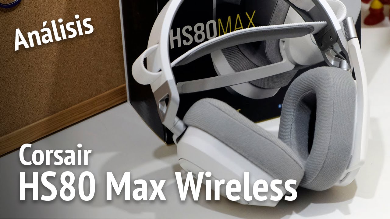 Análisis: Corsair HS80 Max Wireless review - YouTube