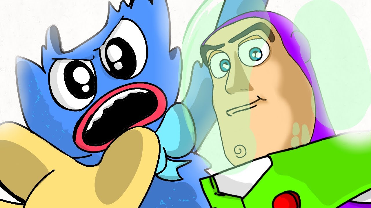 HUGGY WUGGY VS BUZZ LIGHTYEAR / poppy playtime x toy story #toystory # ...