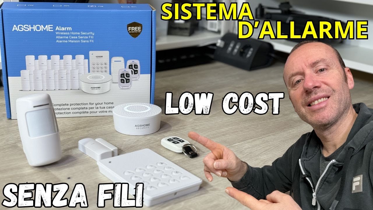 Kit ALLARME per LA CASA SENZA FILI LOW COST FACILE DA INSTALLARE ...