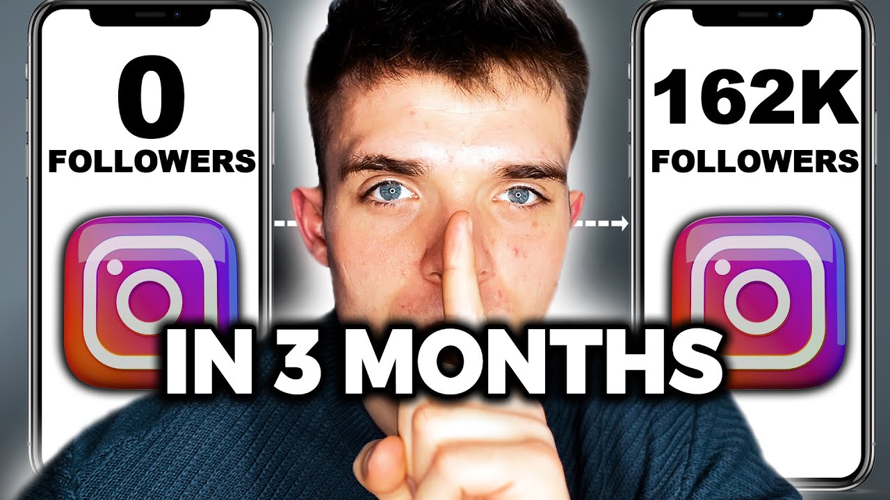 0 162,000 Instagram Followers in 3 MONTHS | How I Did It - YouTube