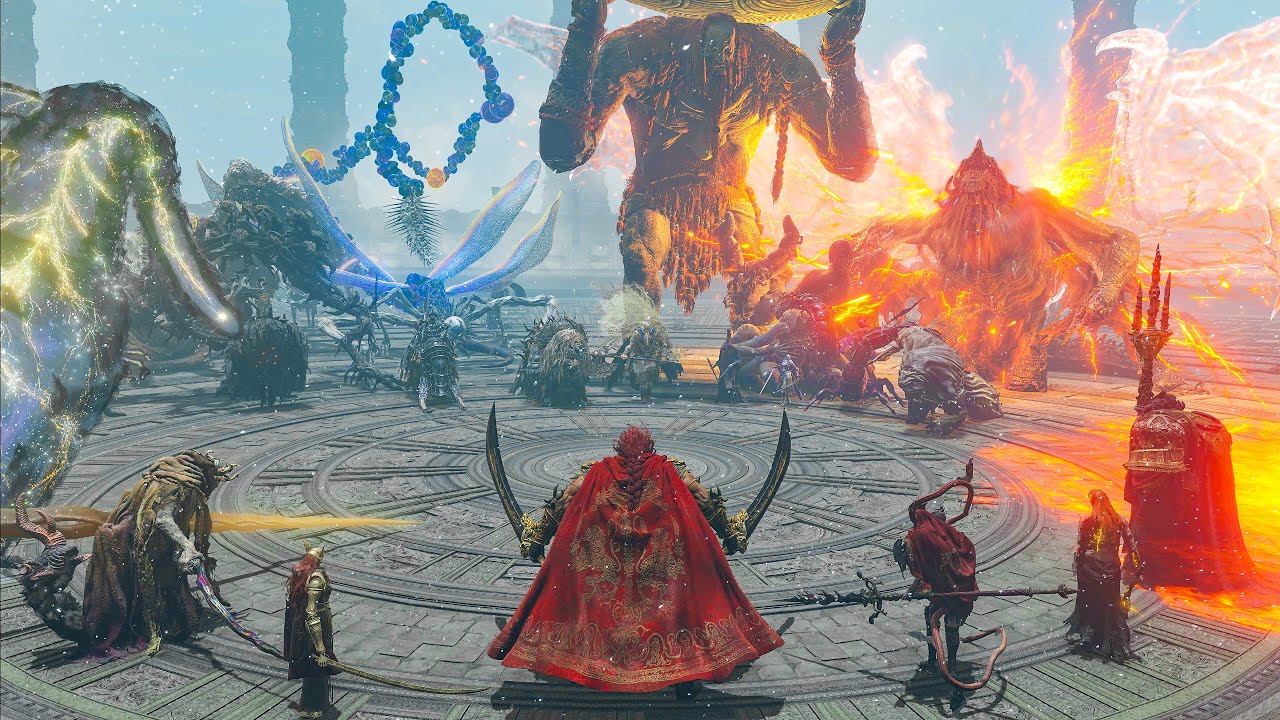 ALL Demigods VS ALL Legend Bosses Team Battle - Elden Ring Shadow Of ...