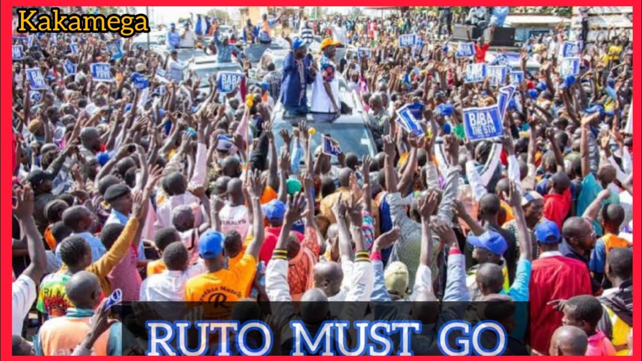Never seen!! RAILA & AZIMIO HEROIC ENTRANCE IN KAKAMEGA WORRYING RUTO ...