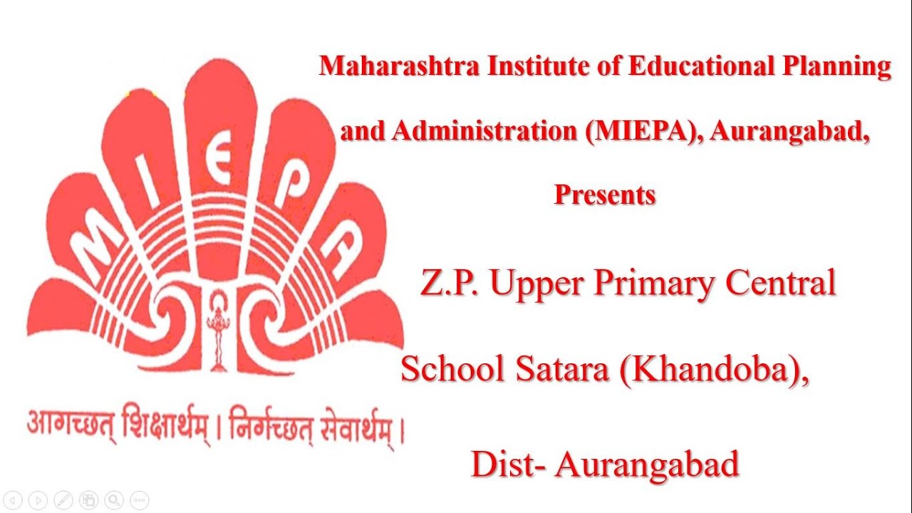 Z.P. Upper primary Central School Satara (Khandoba), Dist- Aurangabad ...