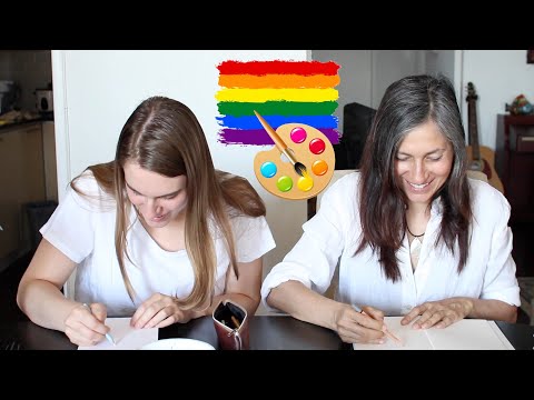 Birbirini Çizme Meydan Okuması  |  Lezbiyen Çift Versiyonu