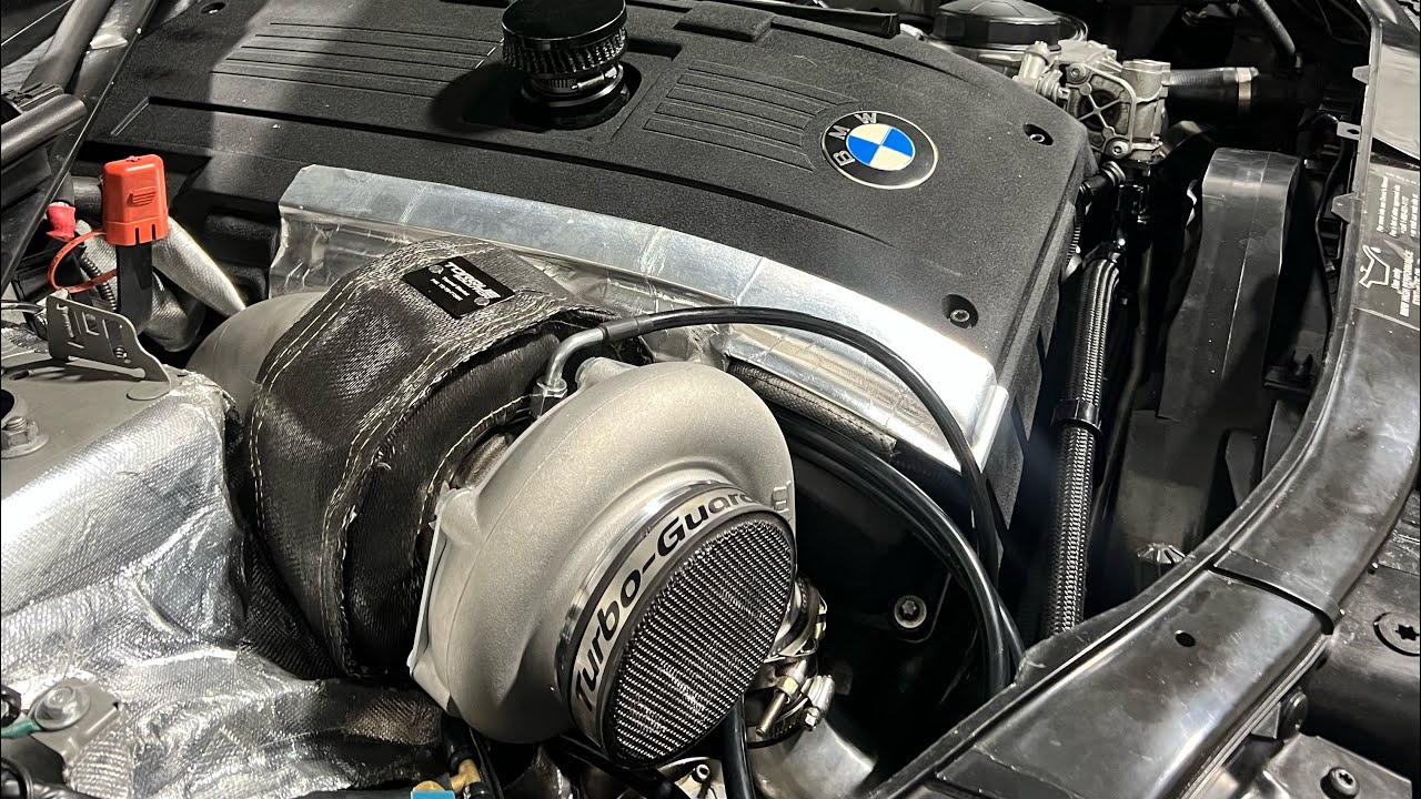 BMW 335I N54 Full turbo kit install | Twin scroll manifold setup - YouTube