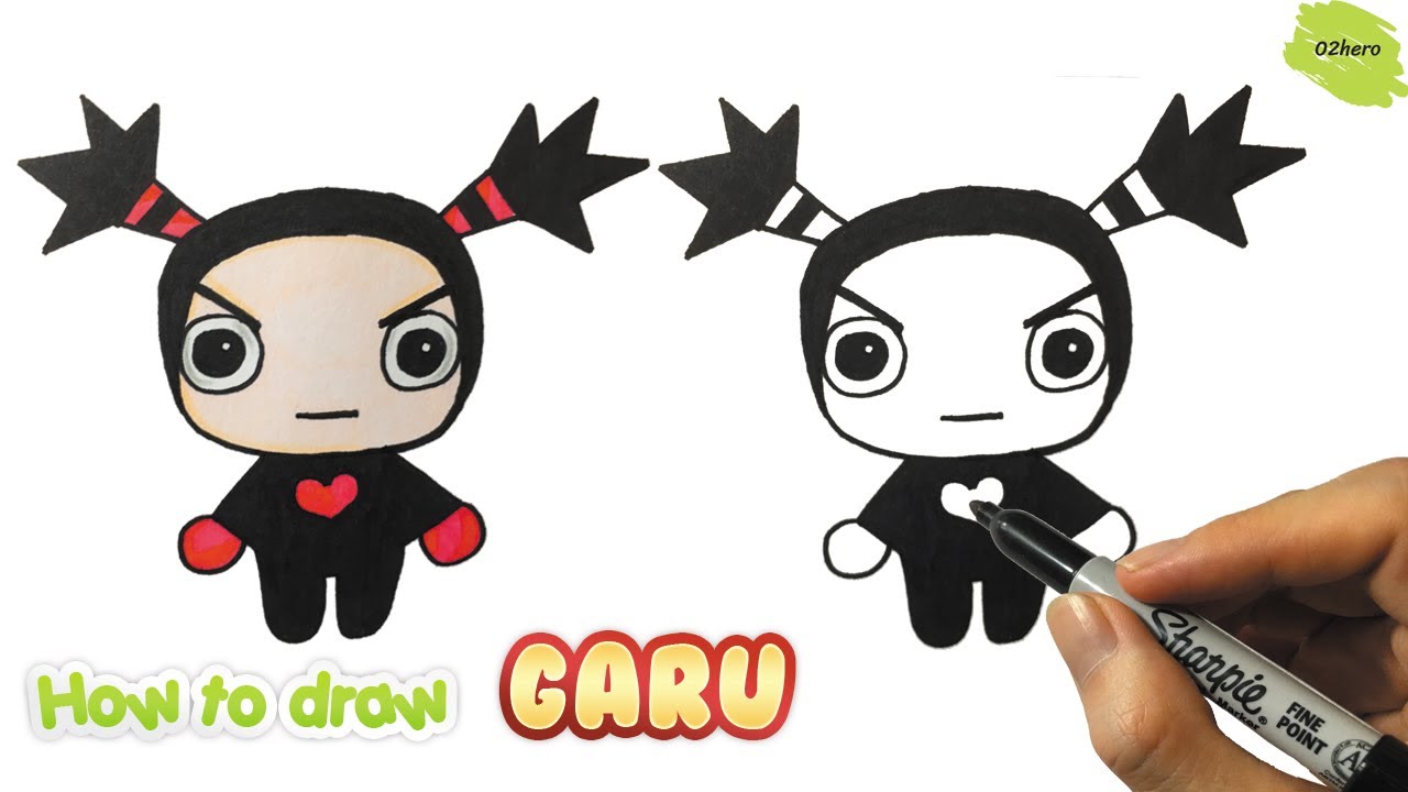 How To Draw Garu | Draw Anime Boy | 02hero drawing - YouTube