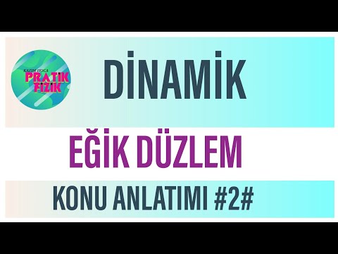 DİNAMİK-2 (EĞİK DÜZLEM) KONU ANLATIMI ve SORU ÇÖZÜMLERİ