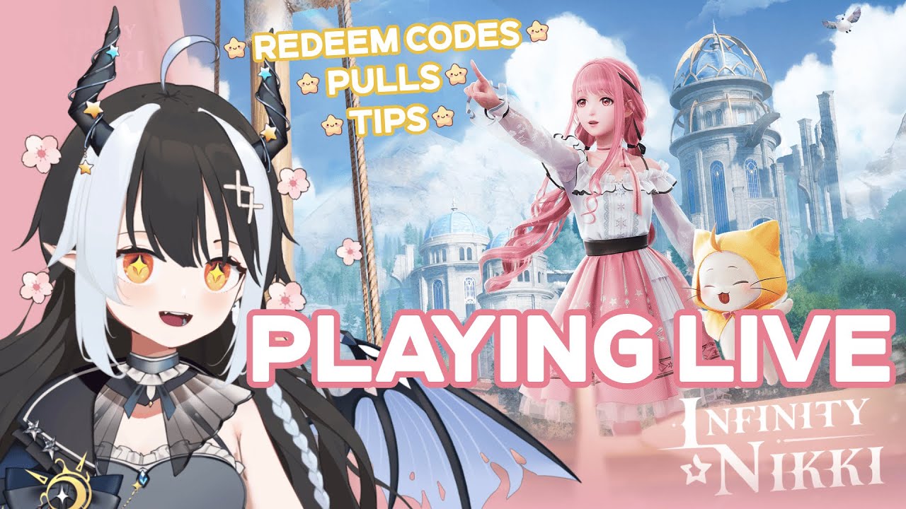 Playing Infinity Nikki live 🔴 Sharing redeem codes and tips! #vtuber # ...