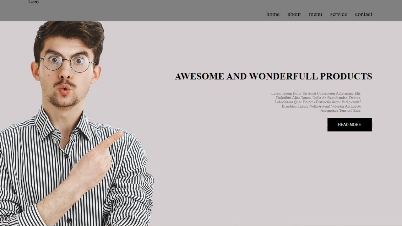 E commerce website create in using html & CSS for beginners - YouTube