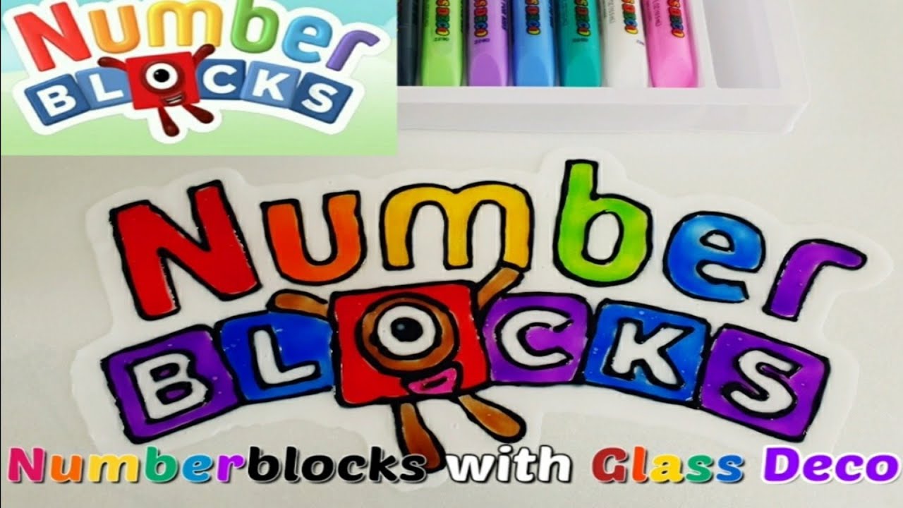 Numberblocks Main Title image logo with GlassDeco & Home decoration ...