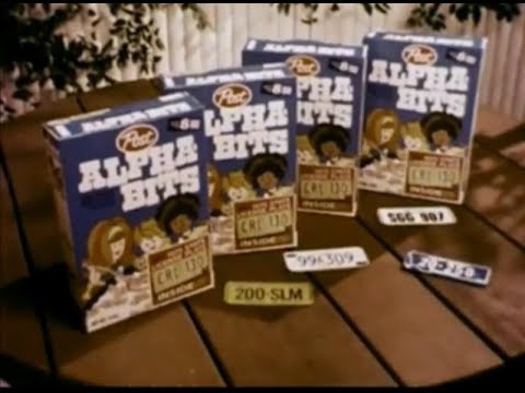 Alpha-Bits Cereal 'License Plate' Commercial (1975) - YouTube
