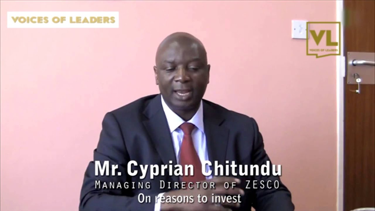 Top executive: Cyprian Chitundu, Managing Director, ZESCO, Zambia - YouTube