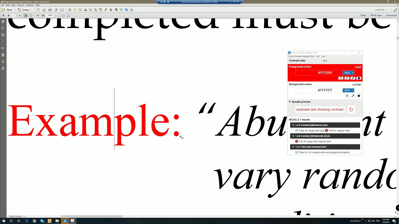 Colour Contrast Analyser CCA - YouTube