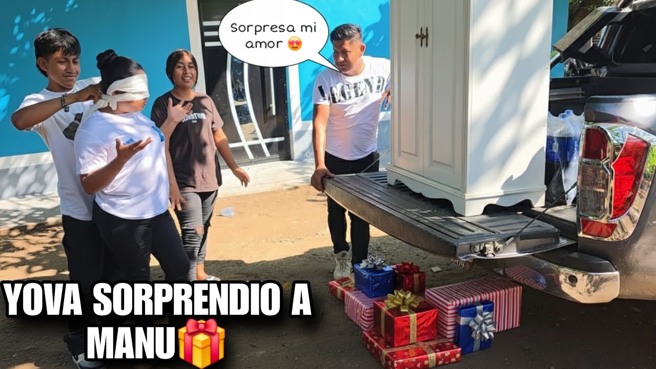 YOVA Sorprendio A Su Esposa MANU Con Este Tremendo Detalle🎁Nunca ...