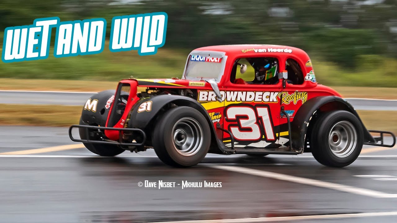 Legends Driver Tries The Gutter Move Racing at Dezzi Raceway - YouTube
