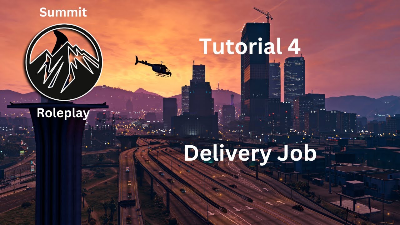Summit Roleplay - Tutorial 4 - Delivery Job - YouTube
