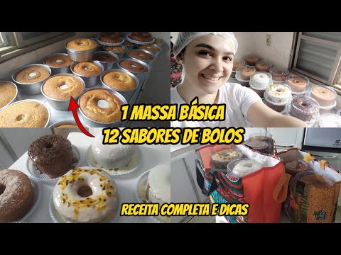 1 MASSA BÁSICA 12 SABORES DE BOLOS CASEIROS MAIS VENDIDOS l OTIMIZE SUA PRODUÇÃO DE BOLOS EM CASA