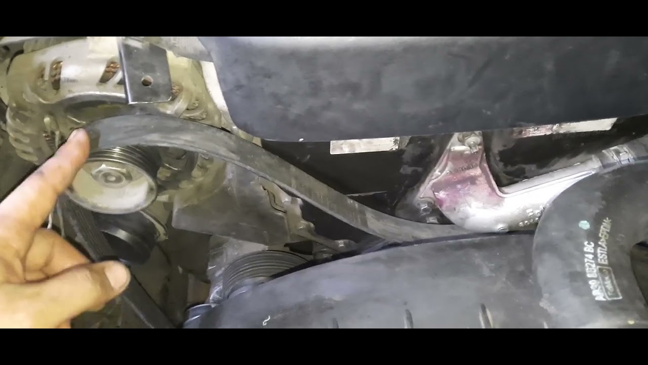 SERPENT BELT INSTALLATION ALLIGNMENT FORD RANGER 3.2 - YouTube