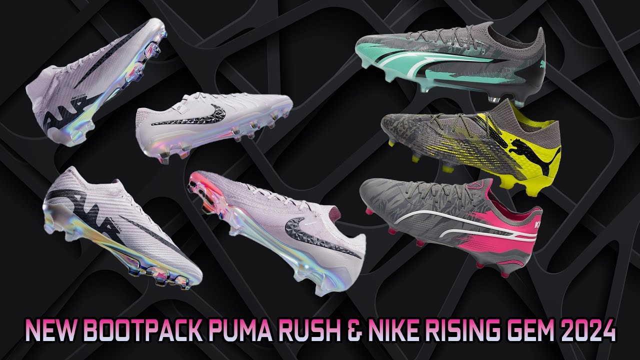 NEW BOOTPACK PUMA RUSH & NIKE RISING GEM 2024 - PES 2021 & FOOTBALL LIFE 2024 - YouTube