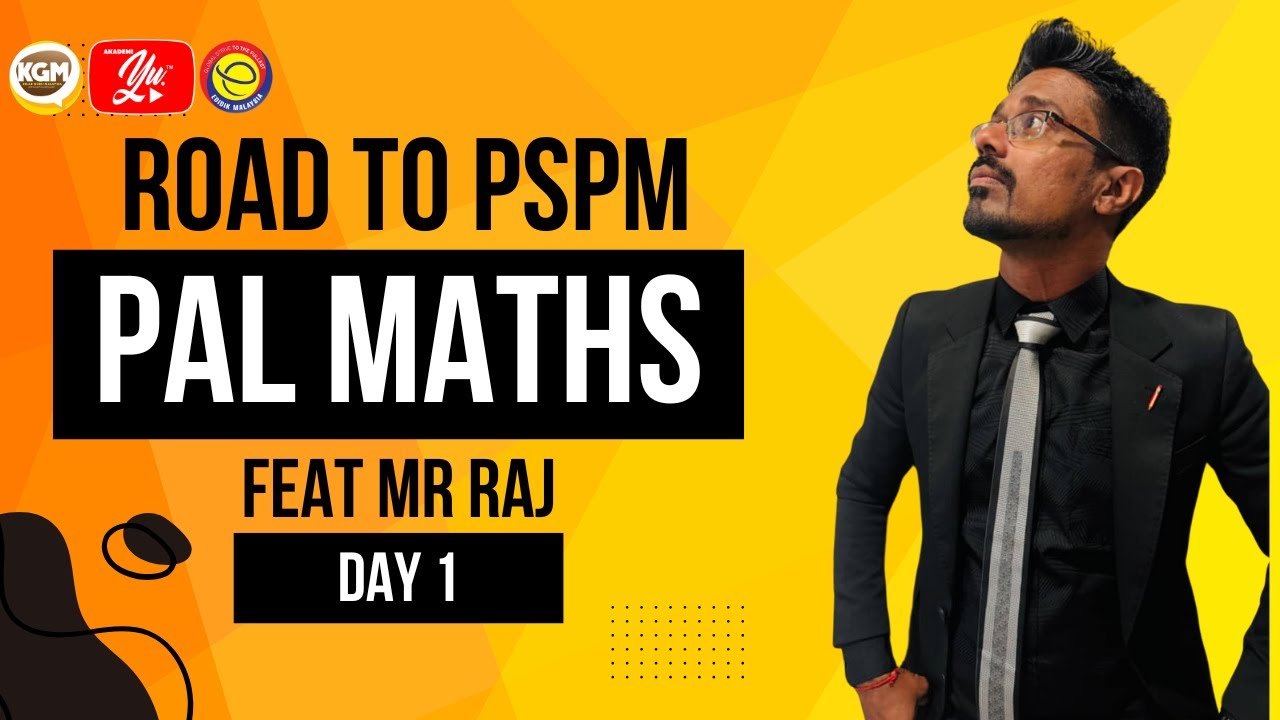 Road to PSPM PAL Maths Feat Mr Raj Day 1 - YouTube