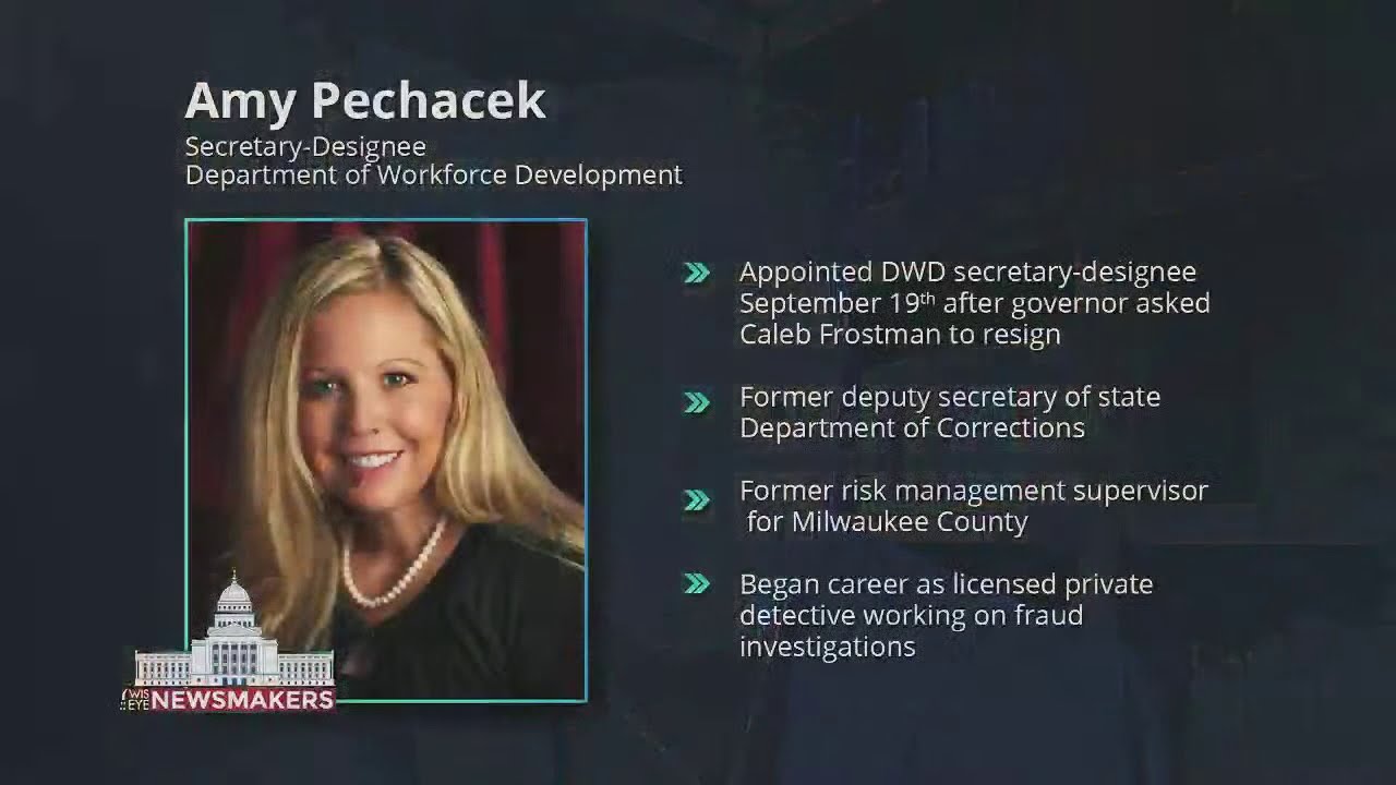 Newsmakers: DWD Secretary-Designee Amy Pechacek - YouTube