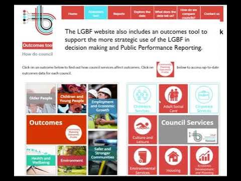 Introduction to the Local Government Benchmarking Framework - YouTube