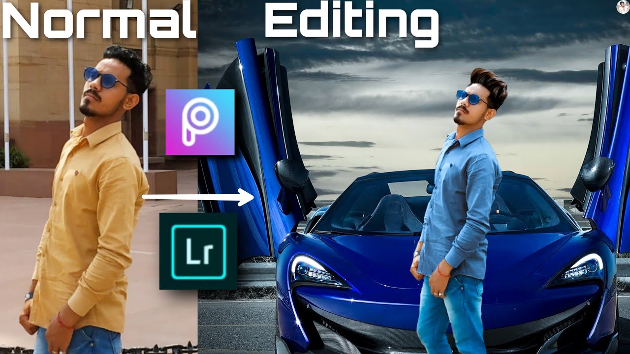 How to match your photo to the background step by step - YouTube