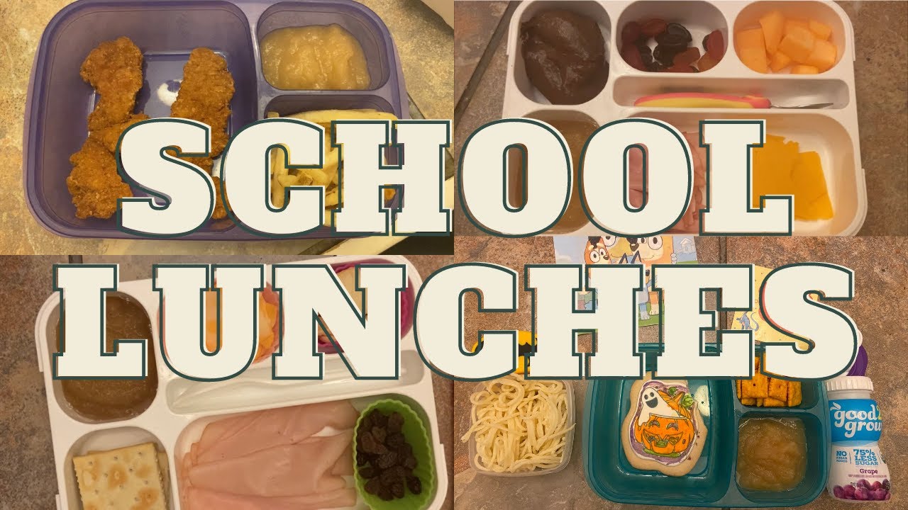 Cheap and Easy School Lunches - YouTube