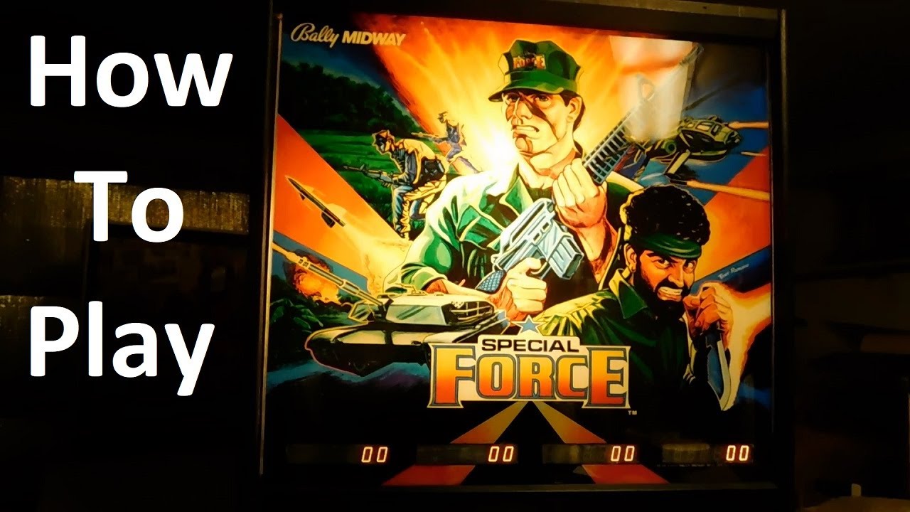 How To Play Bally Special Force Pinball - YouTube