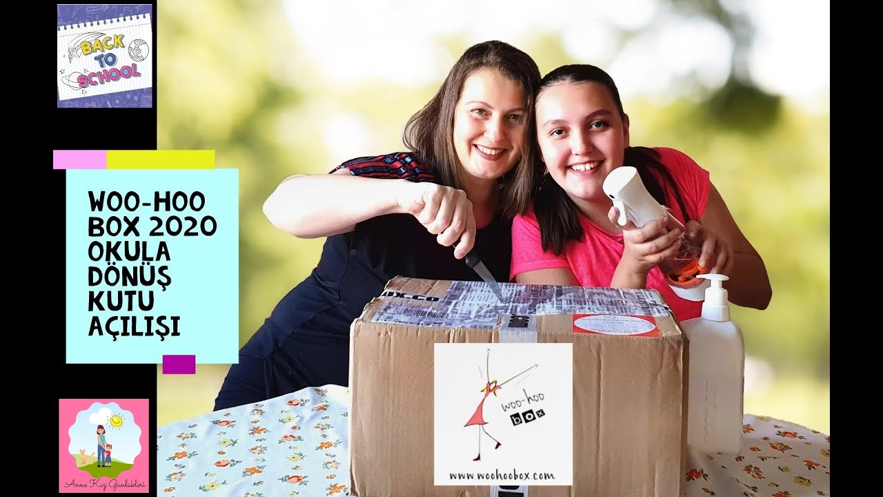 Woo-hoo Box 2020 Okula Dönüş Kutu Açılışı | Sürpriz Kutu Çekilişi ...