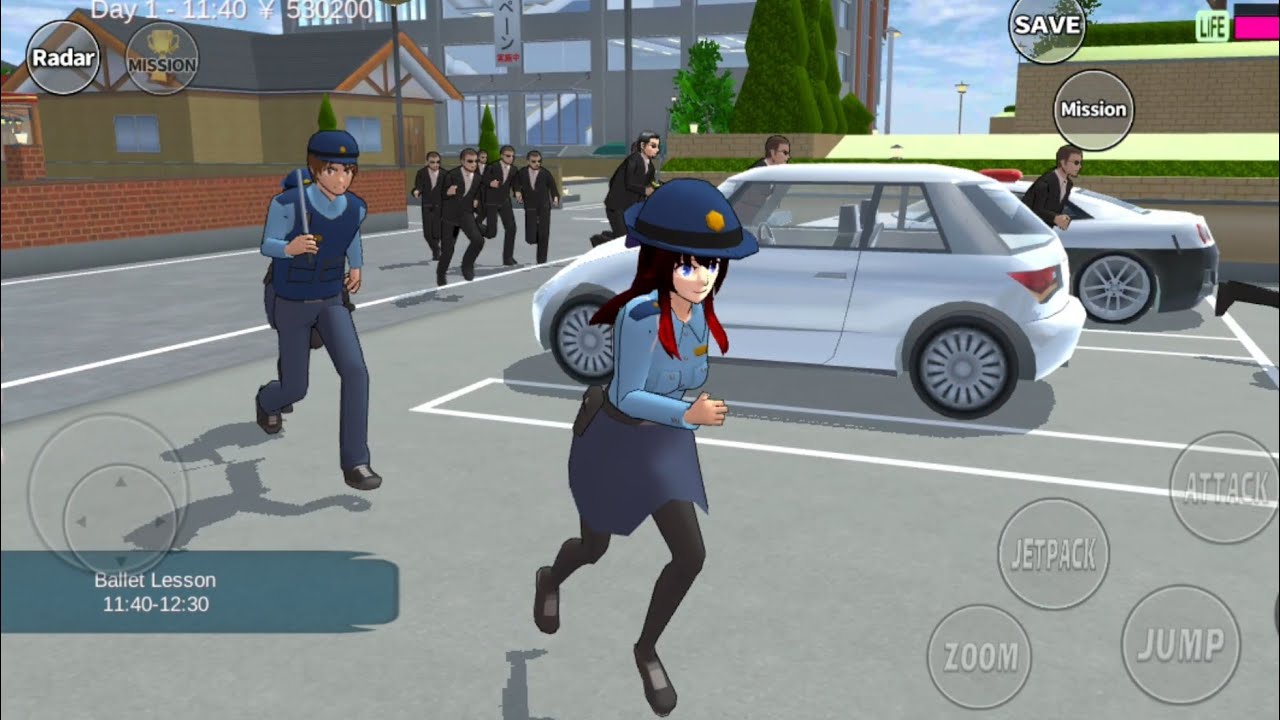 HOW TO PLAY A POLICE KOBAN 👮‍♀️ DEFEAT YAKUZA OFFICE HIMAWARI || TUTORIAL SAKURA SCHOOL ...