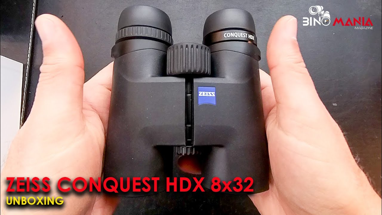 BINOCOLO ZEISS CONQUEST HDX 8x32. UNBOXING, CARATTERISTICHE TECNICHE DICHIARATE E ACCESSORI ...