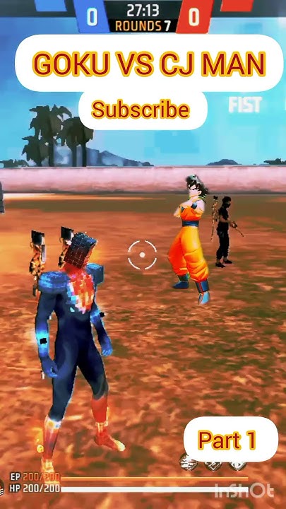 #viralshots #freefire Goku vs cj man part 1 - YouTube