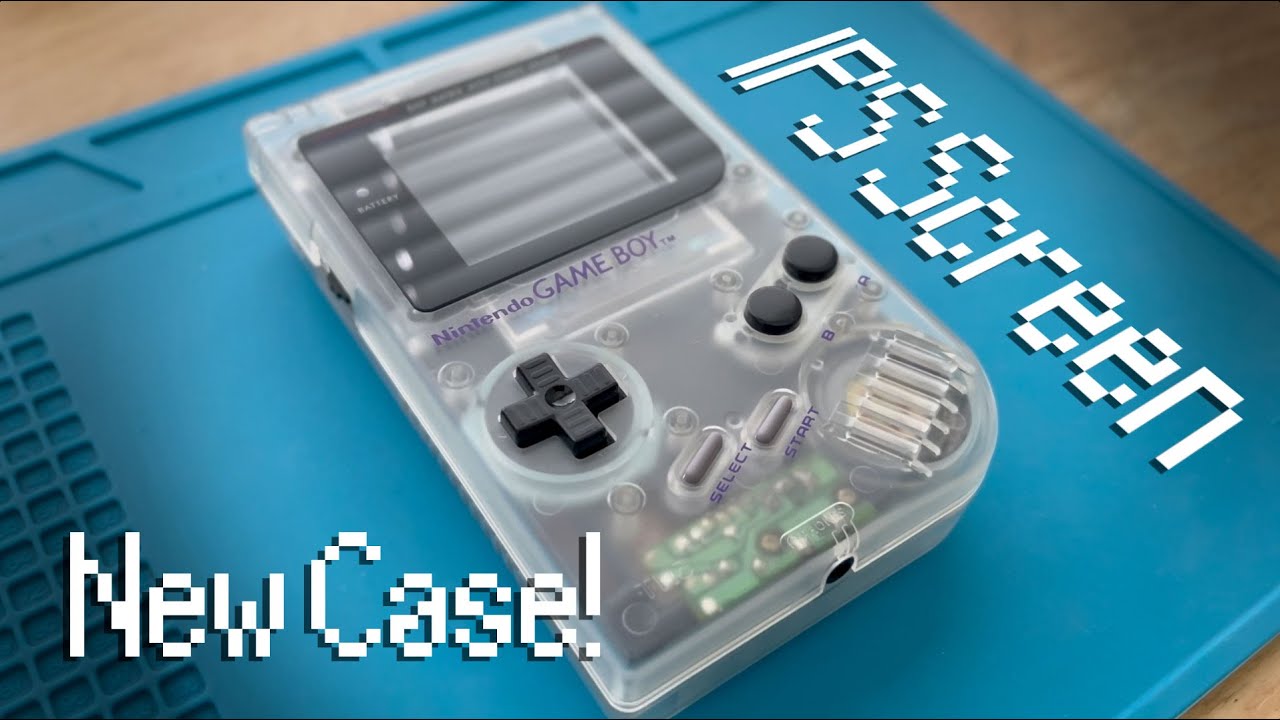 Building my Game Boy classic with transparent case, IPS screen - YouTube