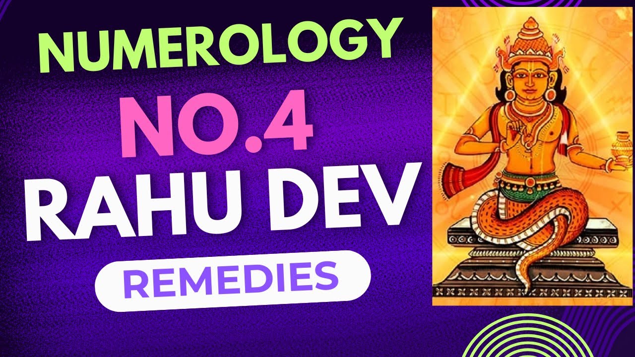 NUMEROLOGY |FREE REMEDY FoR No. 4 |RAHU DEV | #numerology #education # ...