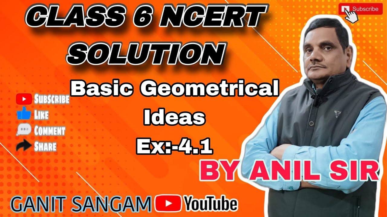 Basic Geometrical Ideas class 6 ncert solution| ex- 4.1 Basic ...