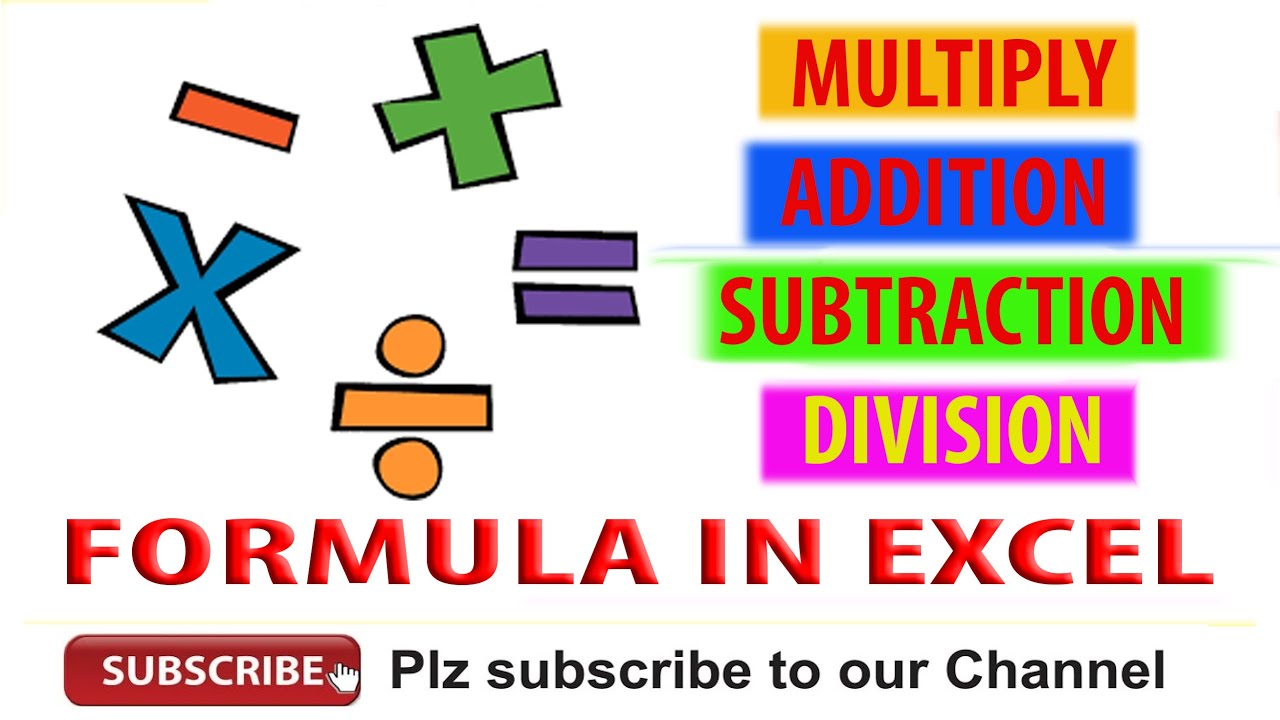 How To Use Multiplication Addition Subtraction Or Division Formula In how-to-use-multiplication-addition-subtraction-or-division-formula-in