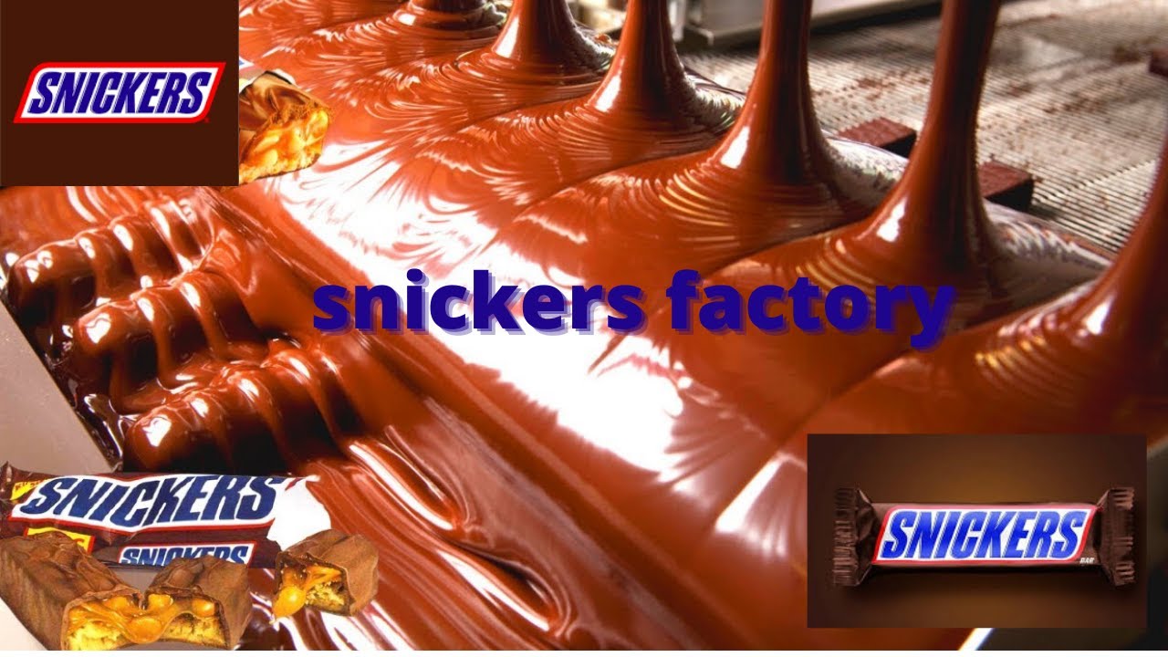 Snickers factory / How snickers made in the factory / Snickers factory ...