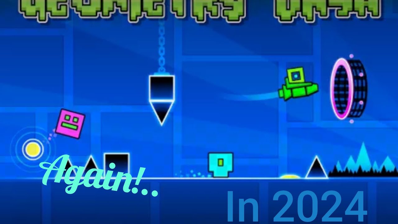 Playing Geometry dash in 2024! |GD full version - YouTube