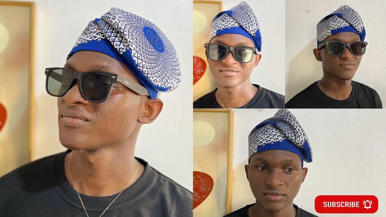 How to make FILA CAP with Ankara Fabric| Yoruba Native Cap Detailed ...