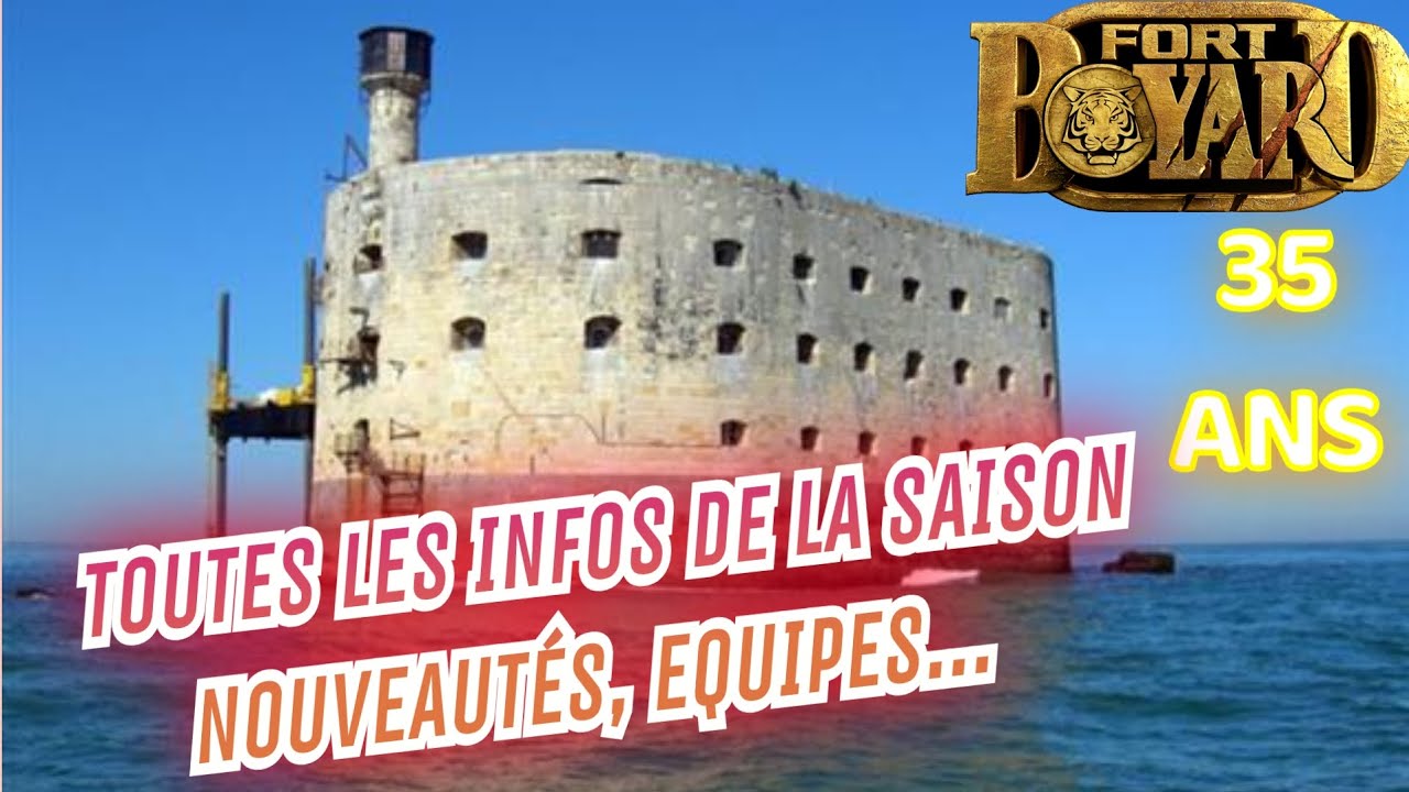TOUTES LES INFOS DE LA 35ÈME SAISON DE FORT BOYARD - YouTube